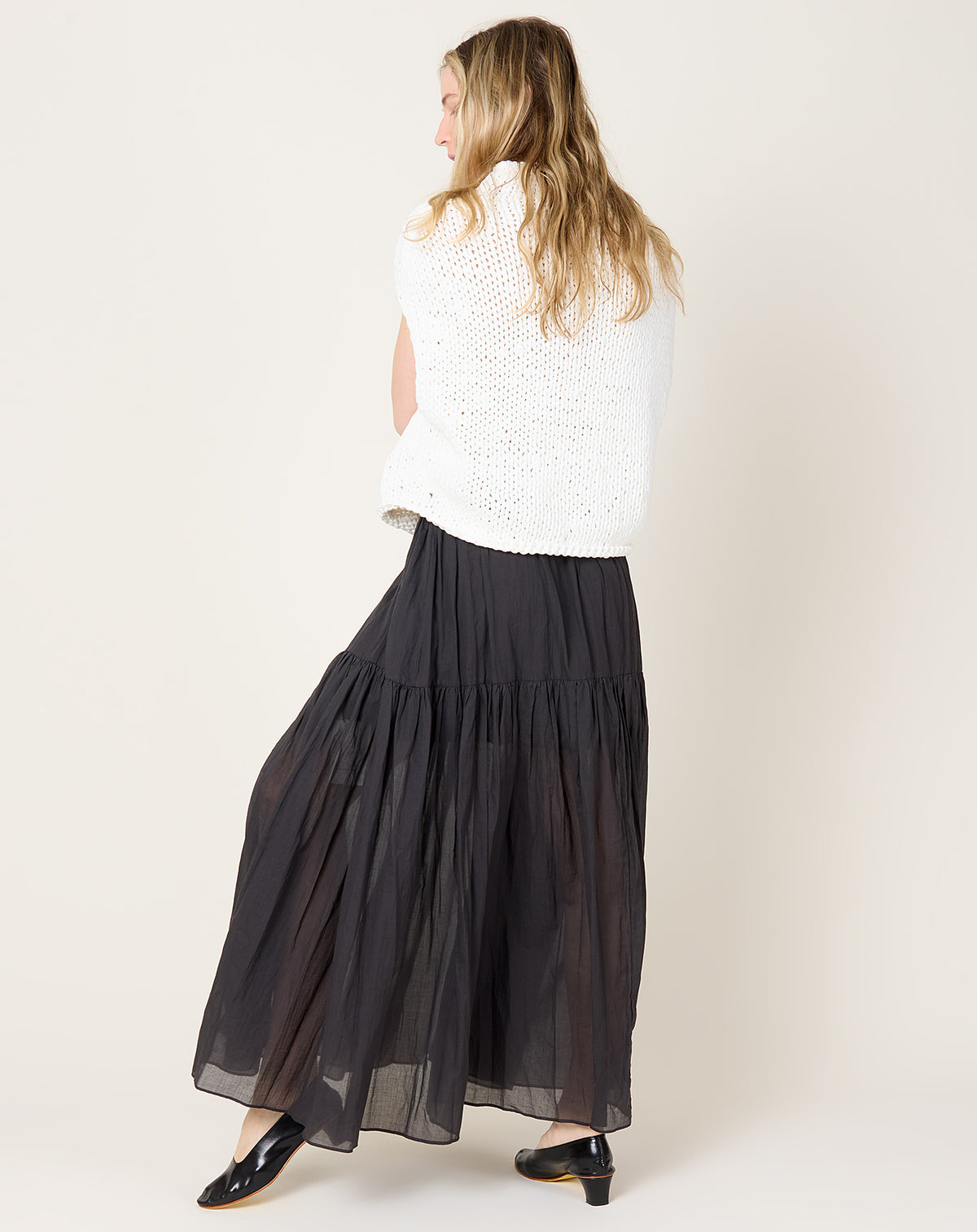 Tier Skirt in Charcoal | Lauren Manoogian | Covet + Lou | Covet + Lou