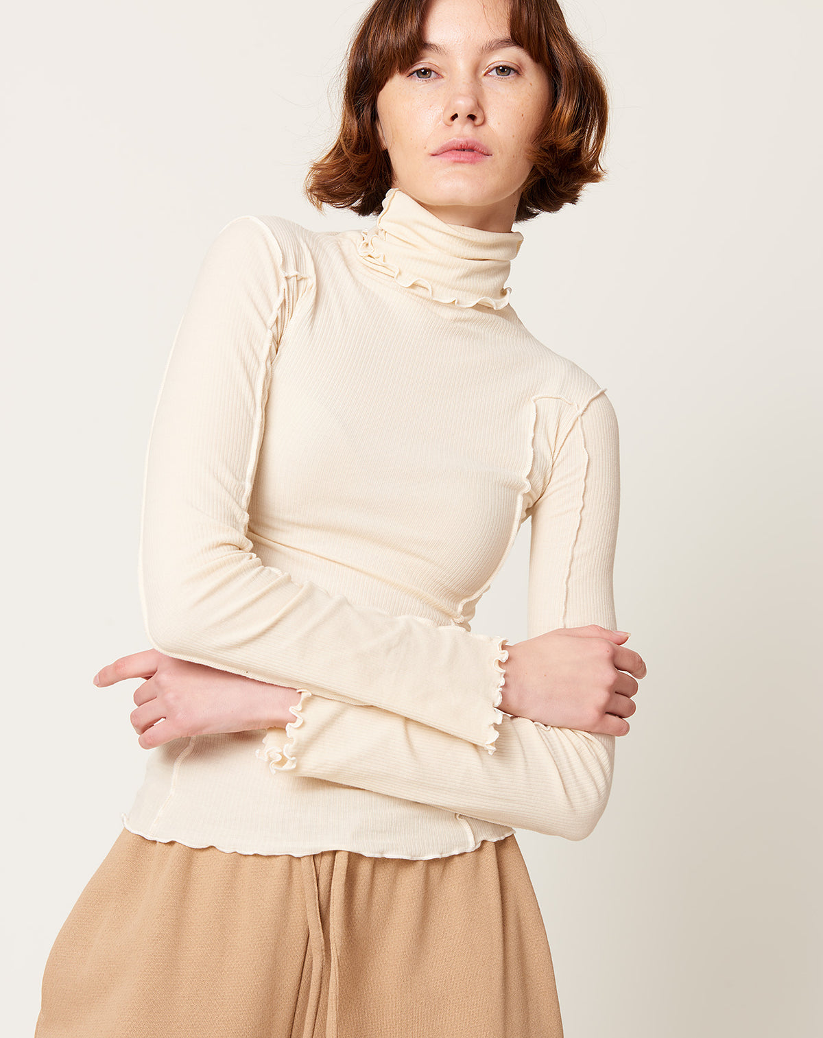 Omato Turtleneck in Off White | Baserange | Covet + Lou | Covet + Lou