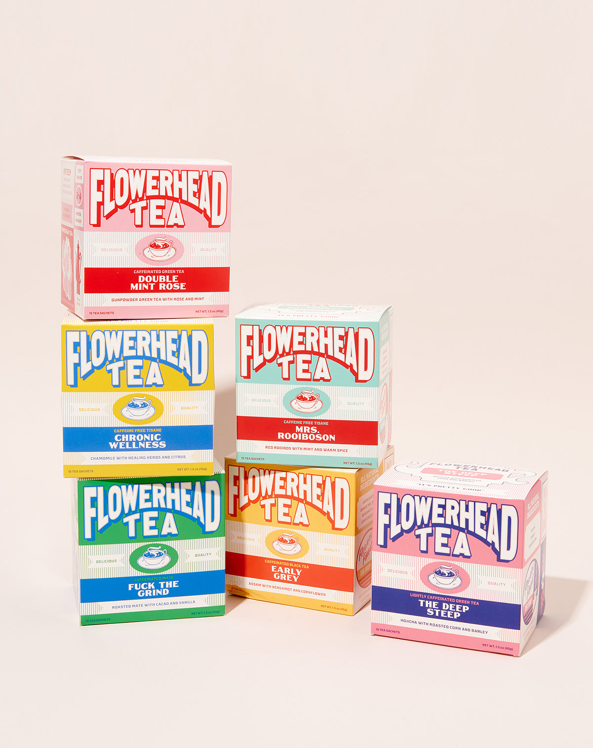 The Deep Steep Tea Bags | Flowerhead Tea | Covet + Lou | Covet + Lou