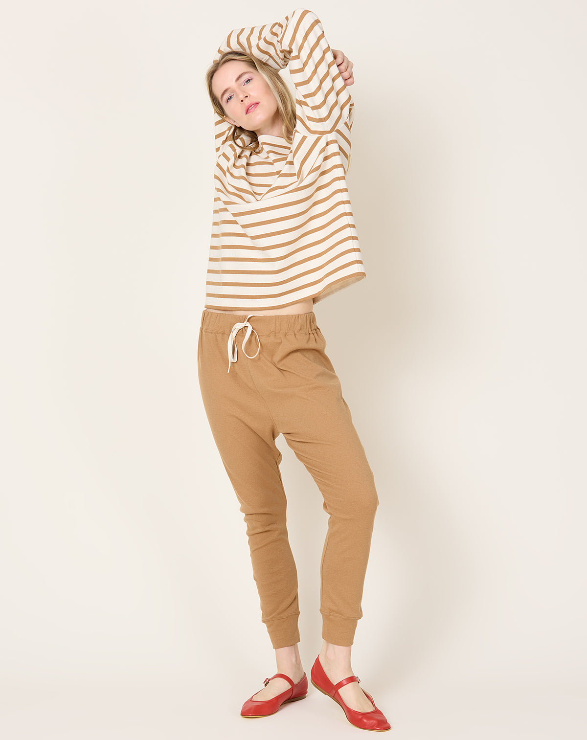 UNDYED Rib Pants in Camel | Ichi Antiquités | Covet + Lou | Covet + Lou