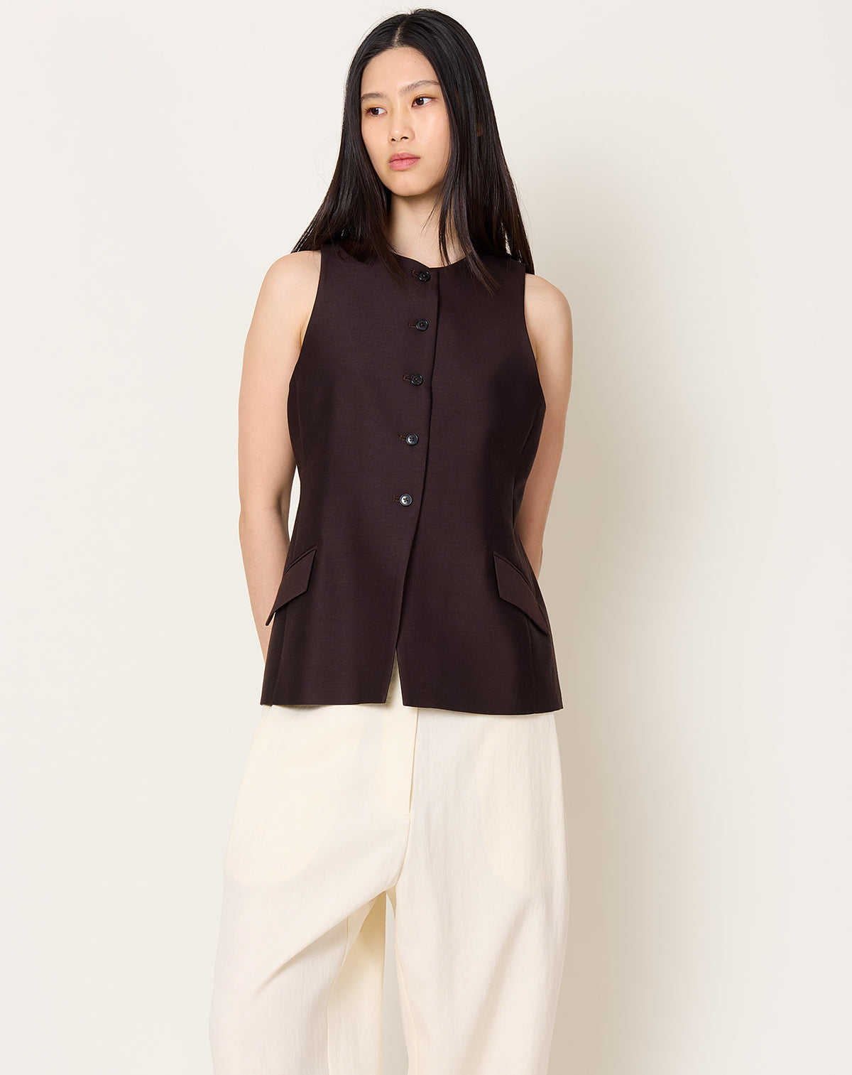 Ira Suit Vest in Espresso | Kallmeyer | Covet + Lou | Covet + Lou