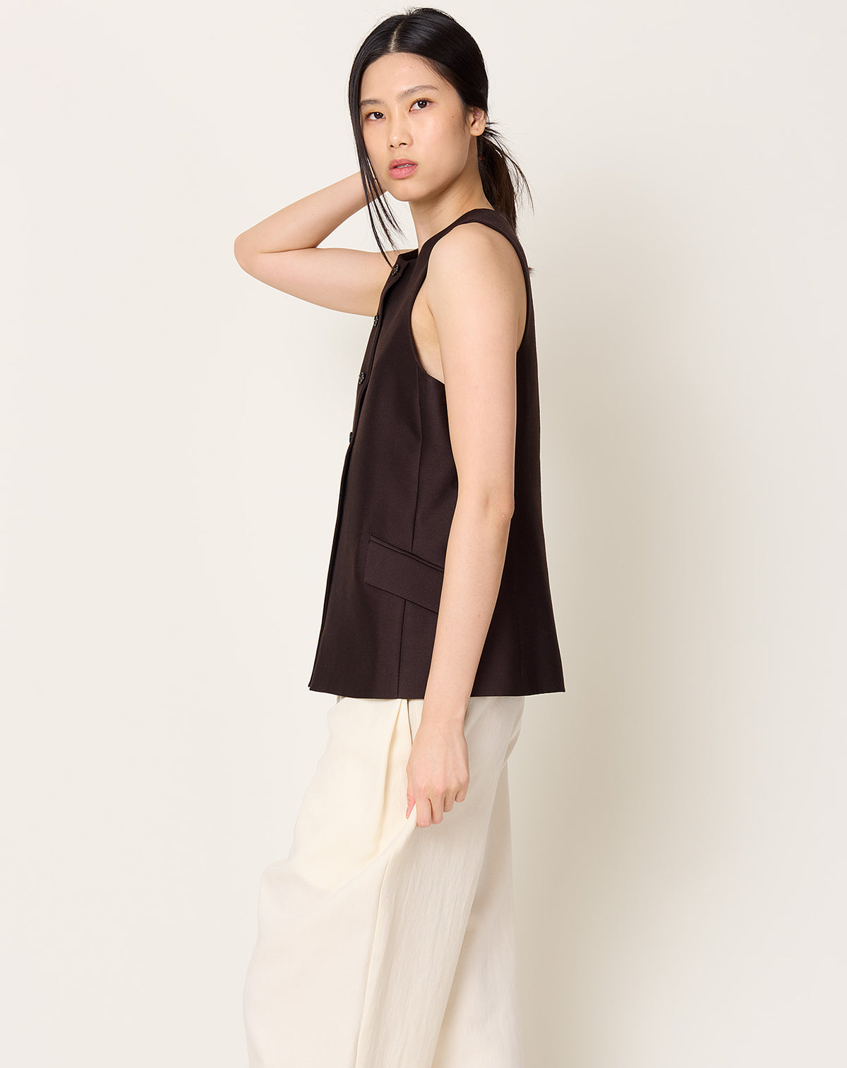 Ira Suit Vest in Espresso | Kallmeyer | Covet + Lou | Covet + Lou