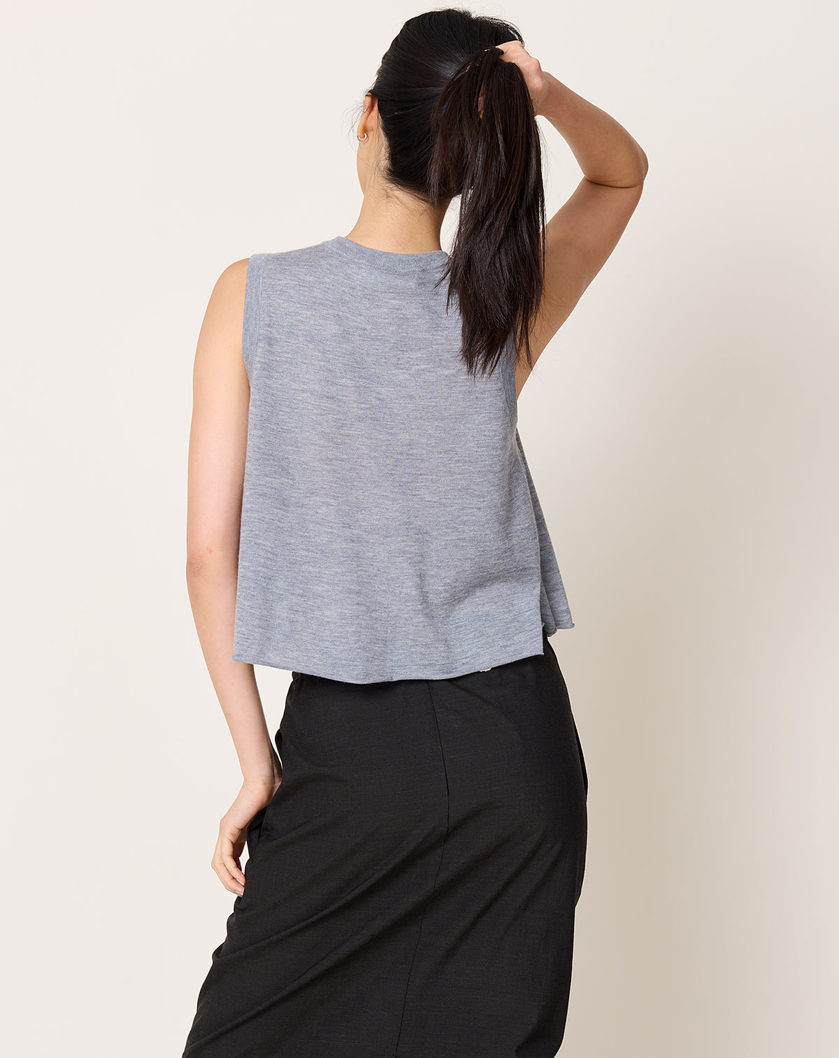 Nali Top in Dark Mist | Lisa Yang | Covet + Lou | Covet + Lou