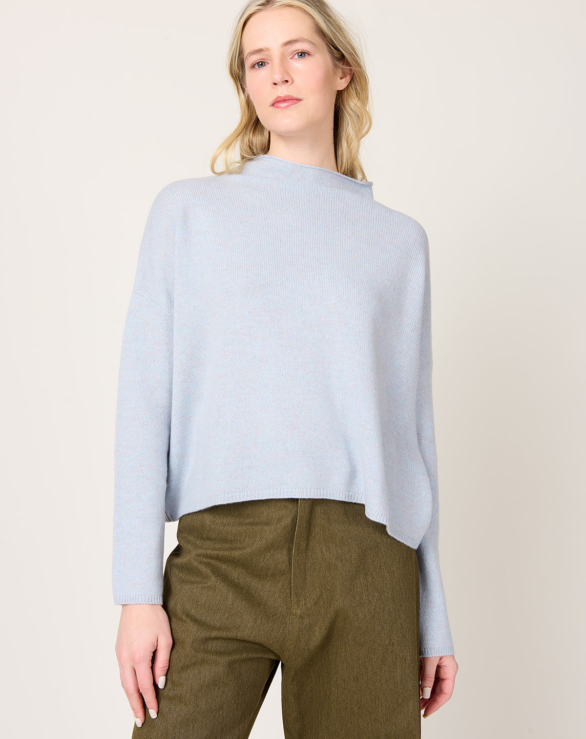 Sandy Sweater in Misty Blue | Lisa Yang | Covet + Lou | Covet + Lou