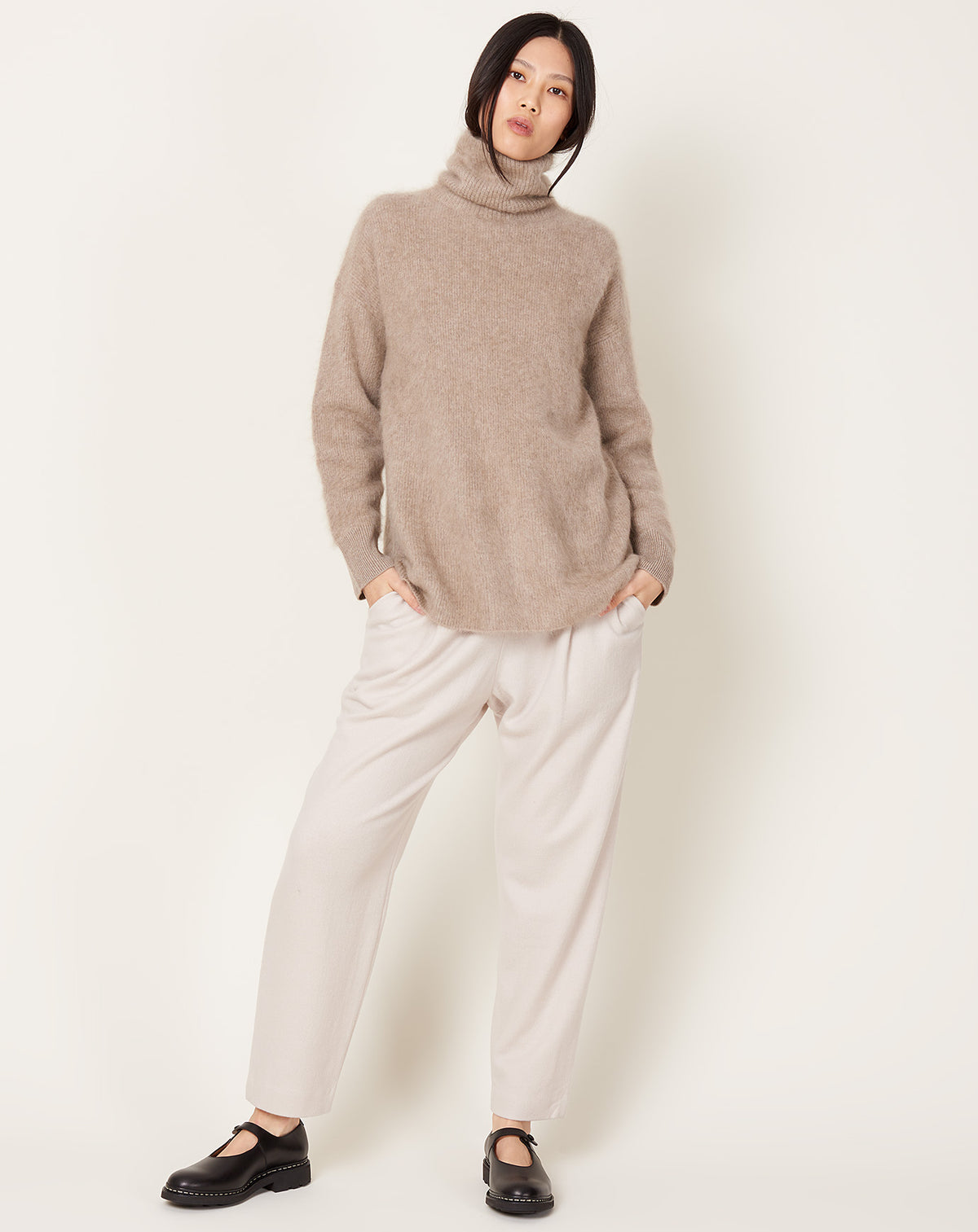 Teresa Sweater in Mole | Lisa Yang | Covet + Lou | Covet + Lou