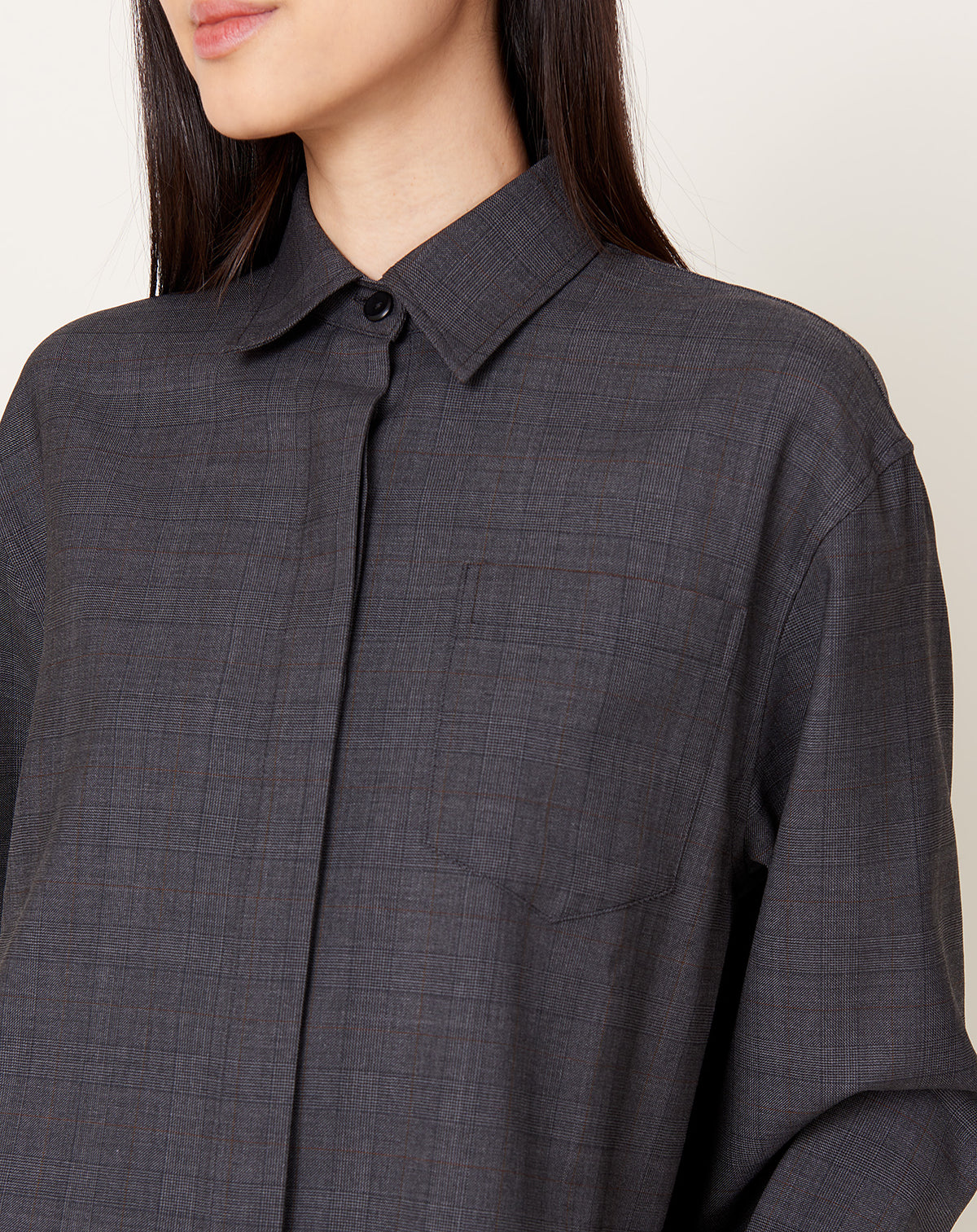 Covered Placket Shirt in Glen Plaid | Maria McManus | Covet + Lou ...