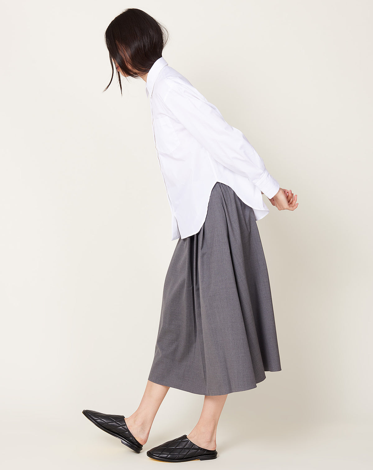 Covered Placket Shirt in White | Maria McManus | Covet + Lou | Covet + Lou