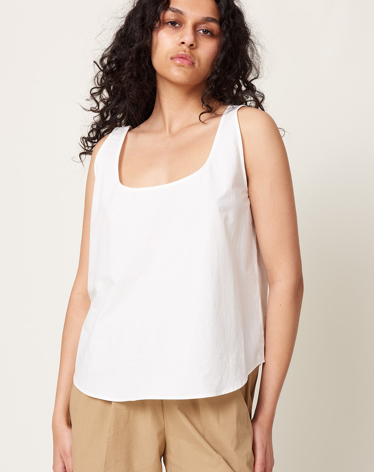 Tank Top in Off White | Modern Weaving | Covet + Lou | Covet + Lou