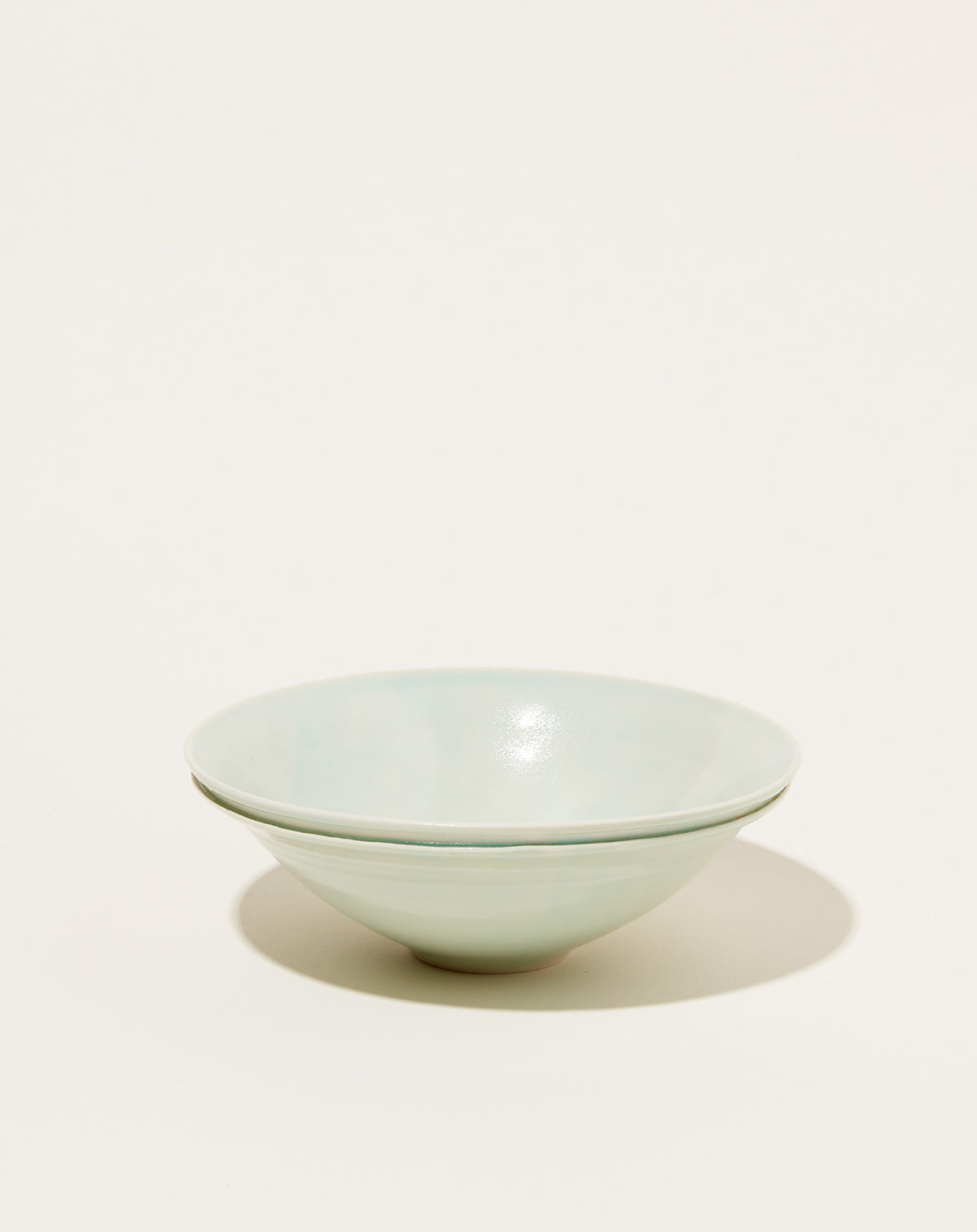 Medium Large Double Lip Bowl in Celedon | Monohanako | Covet + Lou ...