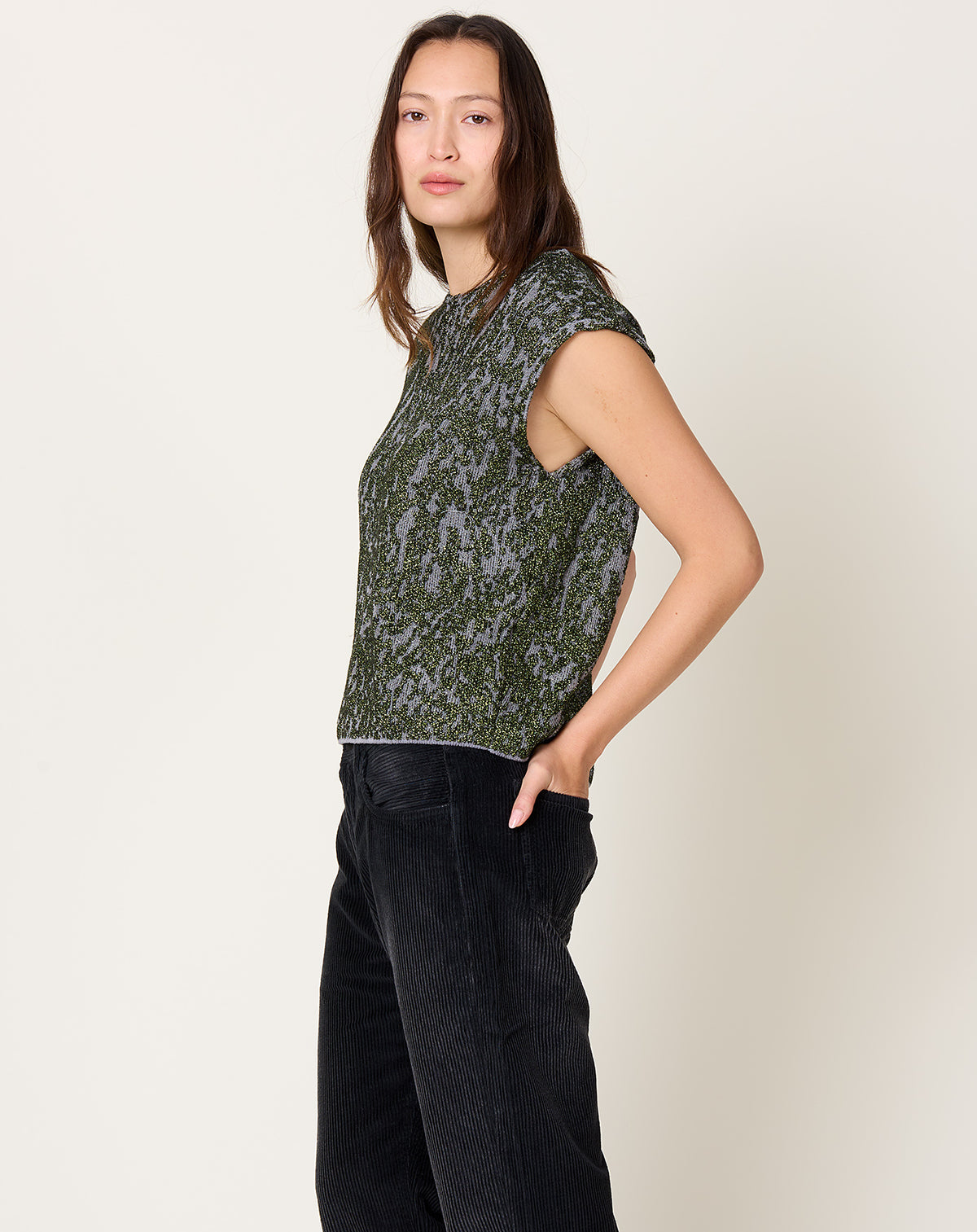 Brocca Vest in Dove Green | Rachel Comey | Covet + Lou | Covet + Lou