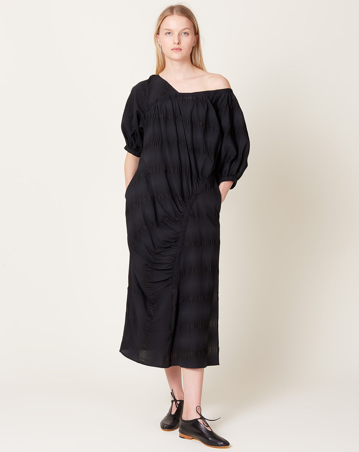 Delerium Dress in Black Pucker | Rachel Comey | Covet + Lou | Covet + Lou