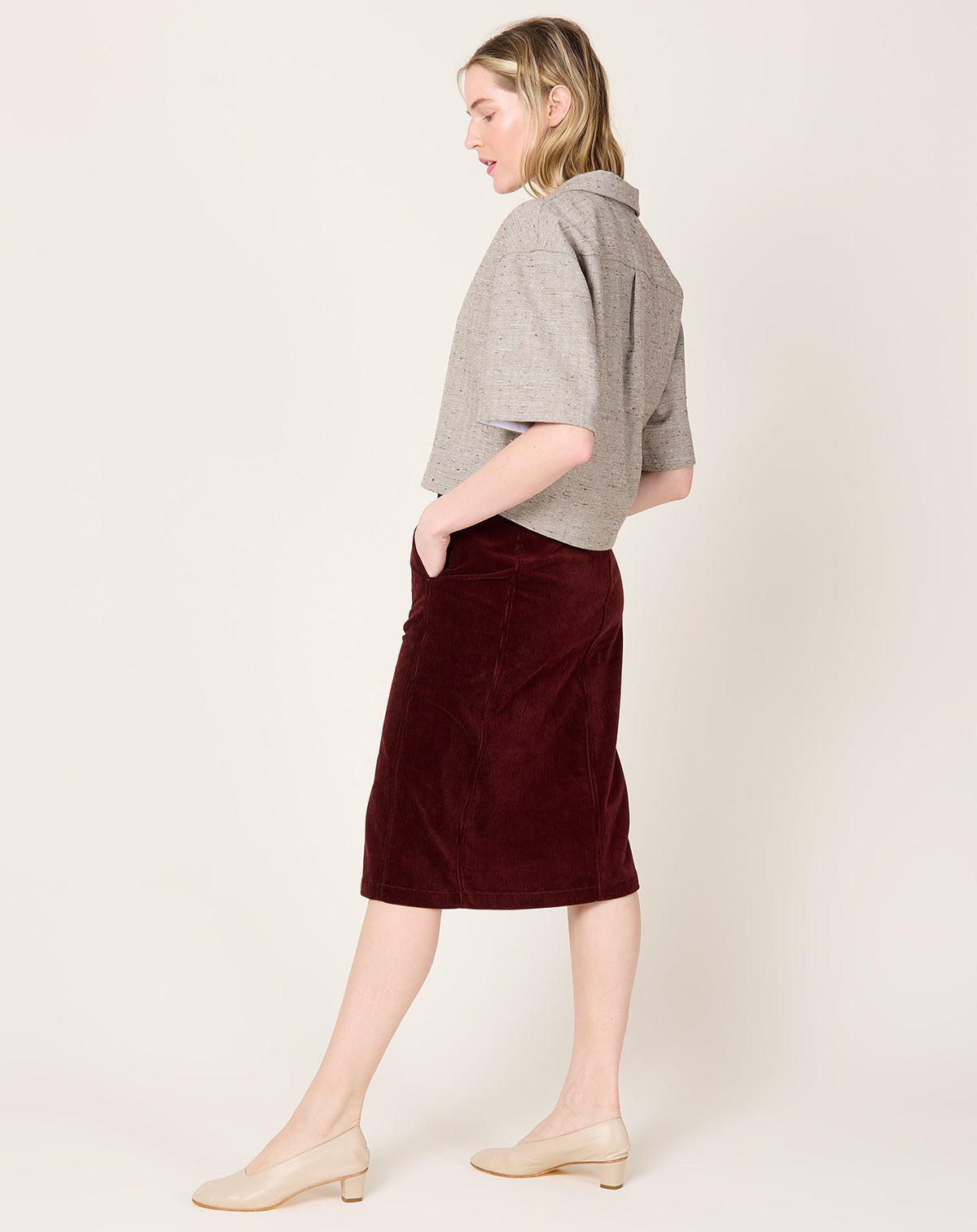 Garra Skirt in Brick | Rachel Comey | Covet + Lou | Covet + Lou