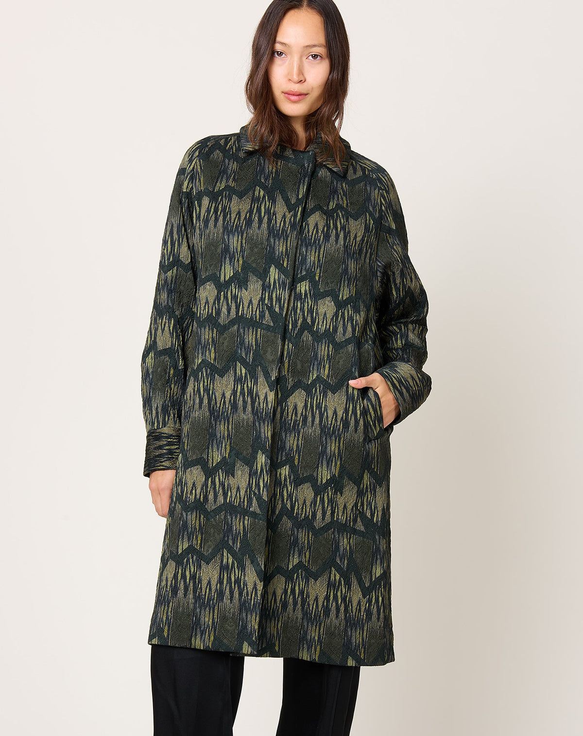Pragmata Trench in Olive | Rachel Comey | Covet + Lou | Covet + Lou