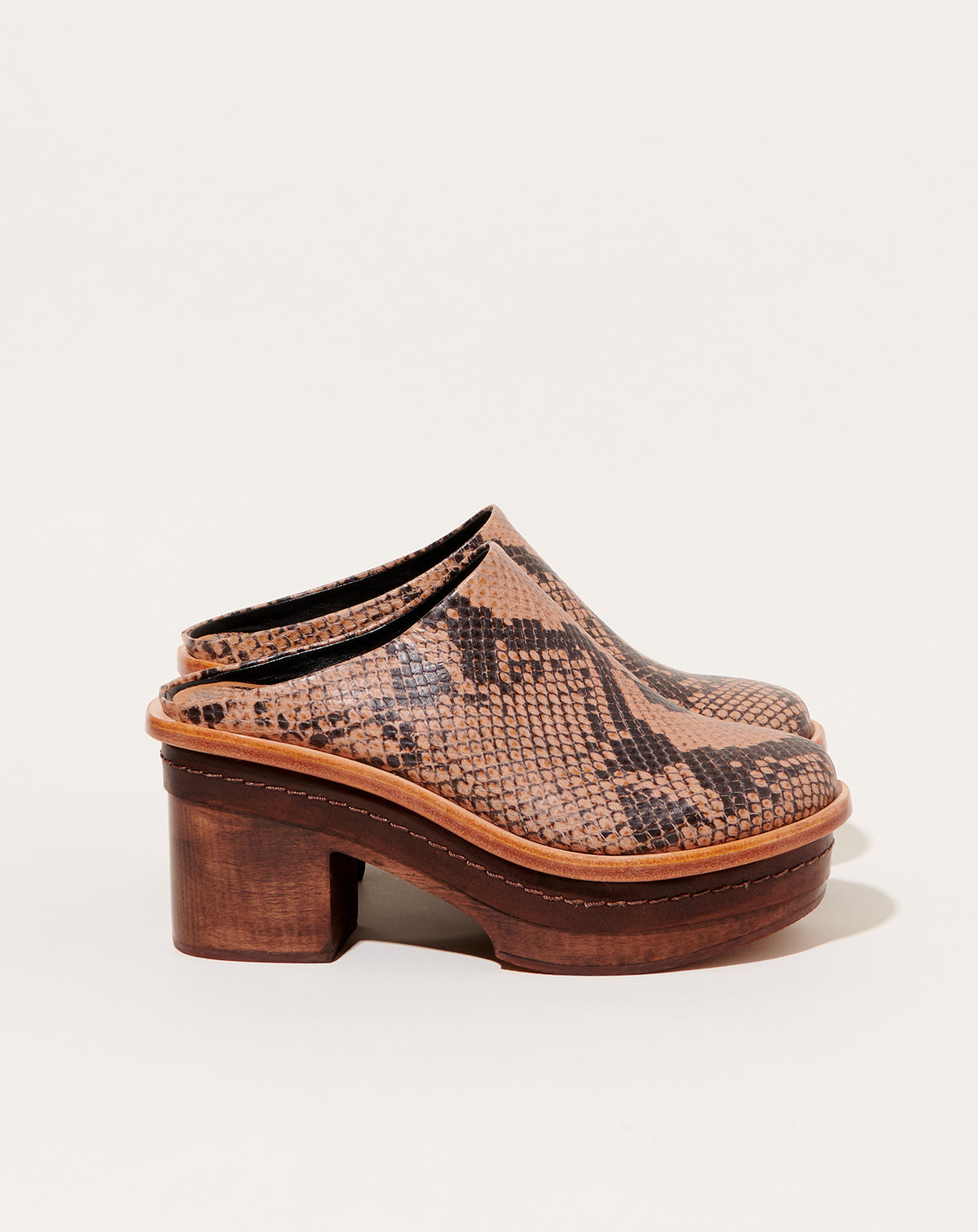 Sesley Clog in Snake Print | Rachel Comey | Covet + Lou | Covet + Lou