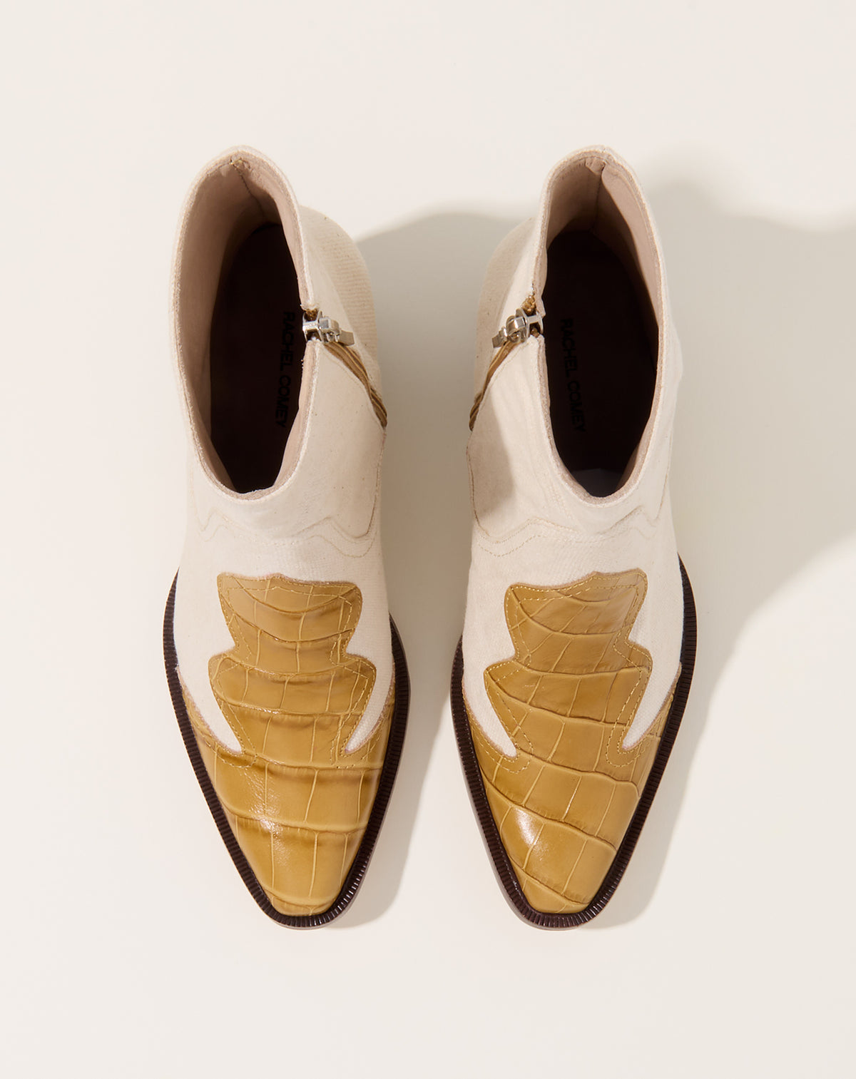 Winnie Boot in Mustard Croc | Rachel Comey | Covet + Lou | Covet + Lou