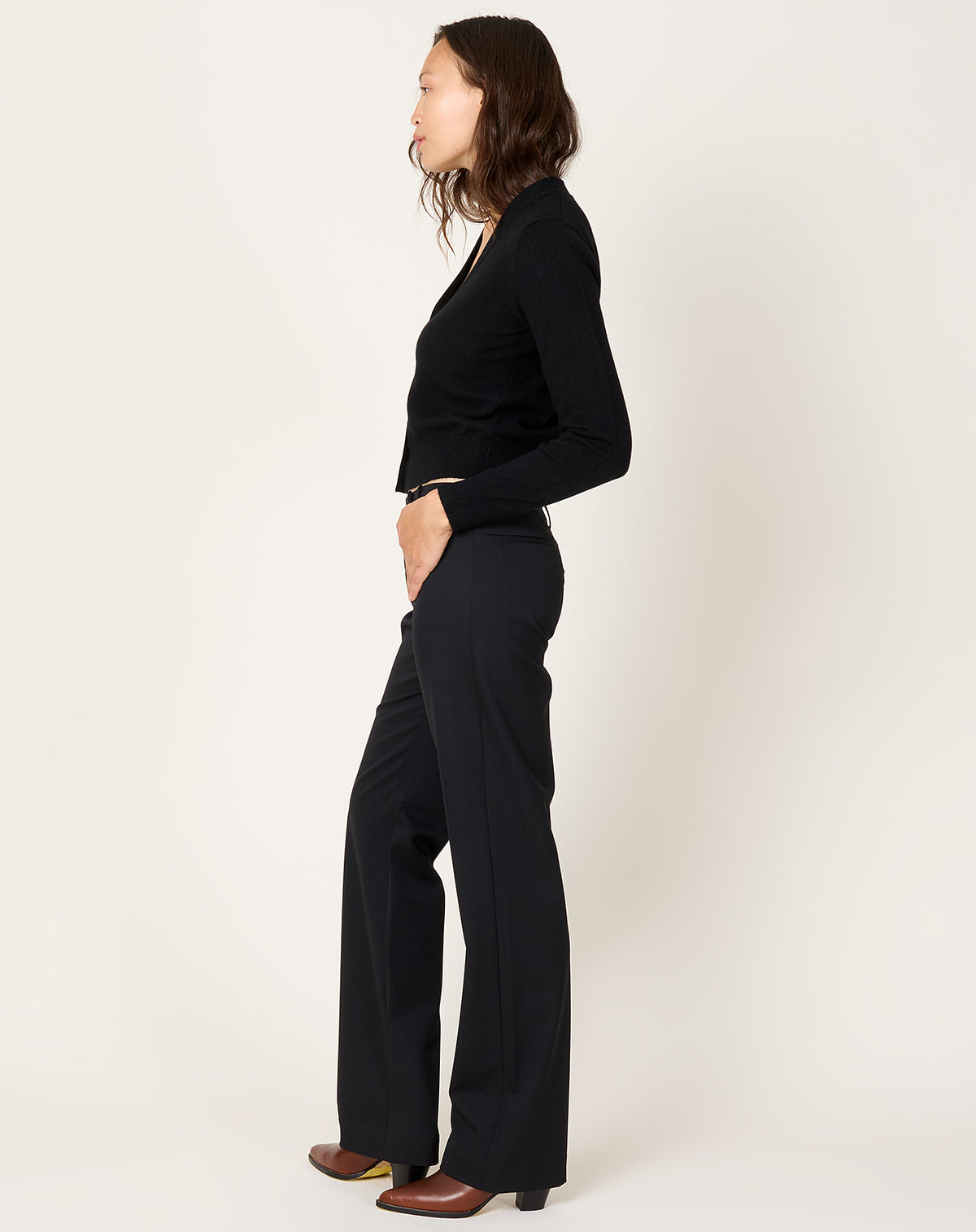 90s Splice Paneled Pants in Black | St. Agni | Covet + Lou | Covet + Lou