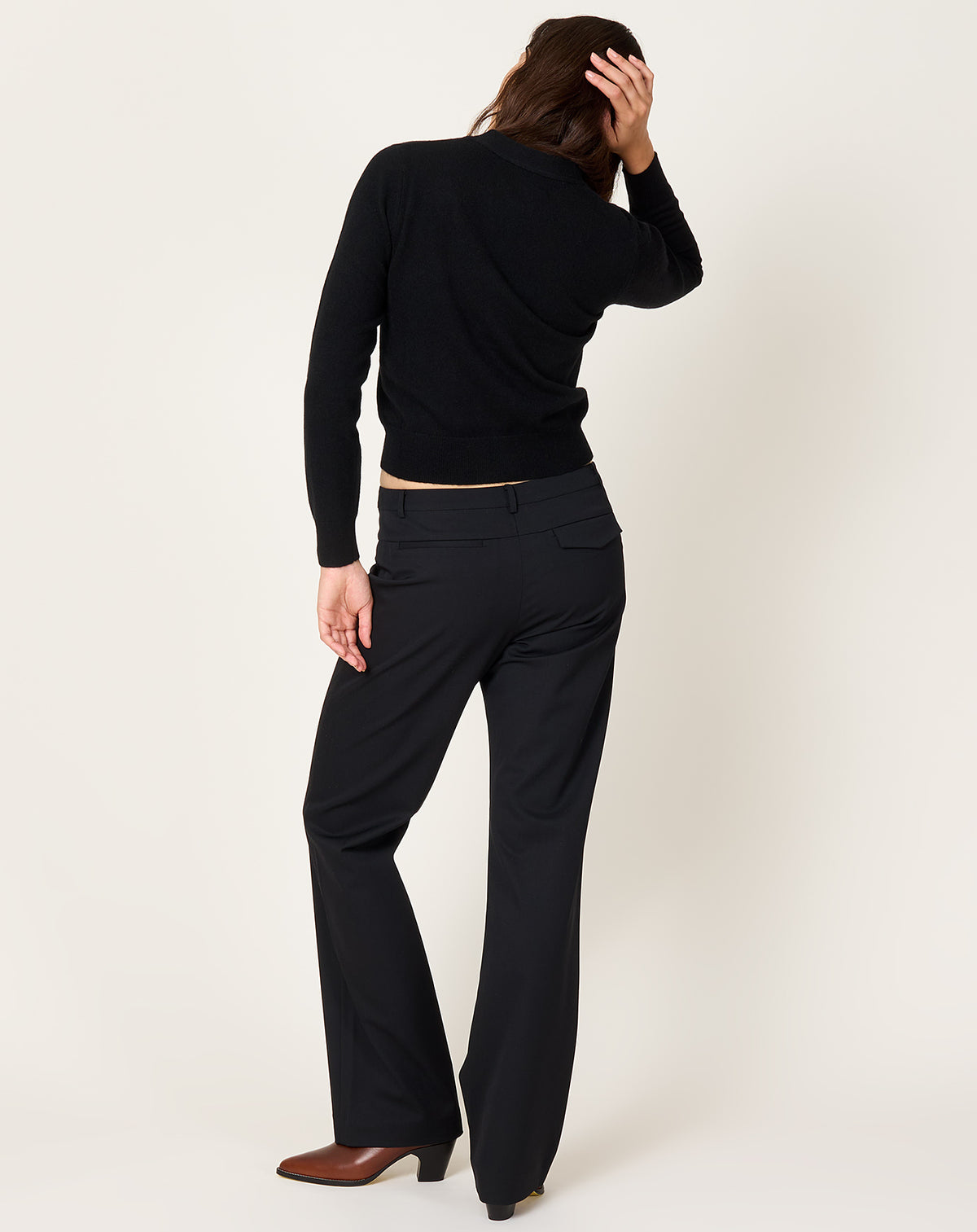 90s Splice Paneled Pants in Black | St. Agni | Covet + Lou | Covet + Lou