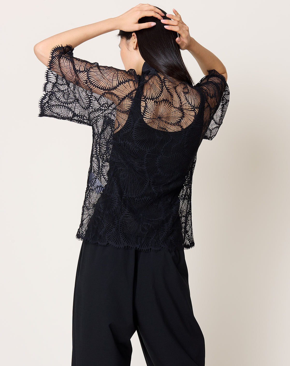 Lace Blouse in Black | TOGA Archives | Covet + Lou | Covet + Lou