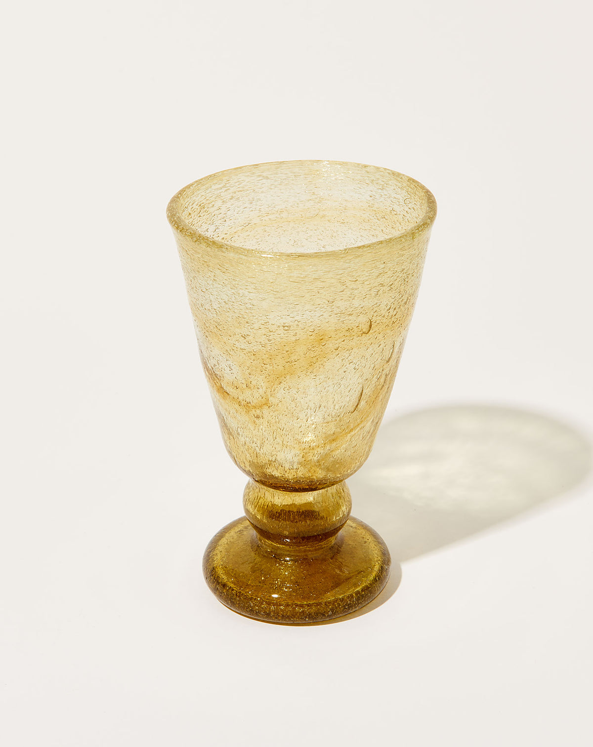 Sultan Wine Glass in Amber | Malaika | Covet + Lou | Covet + Lou