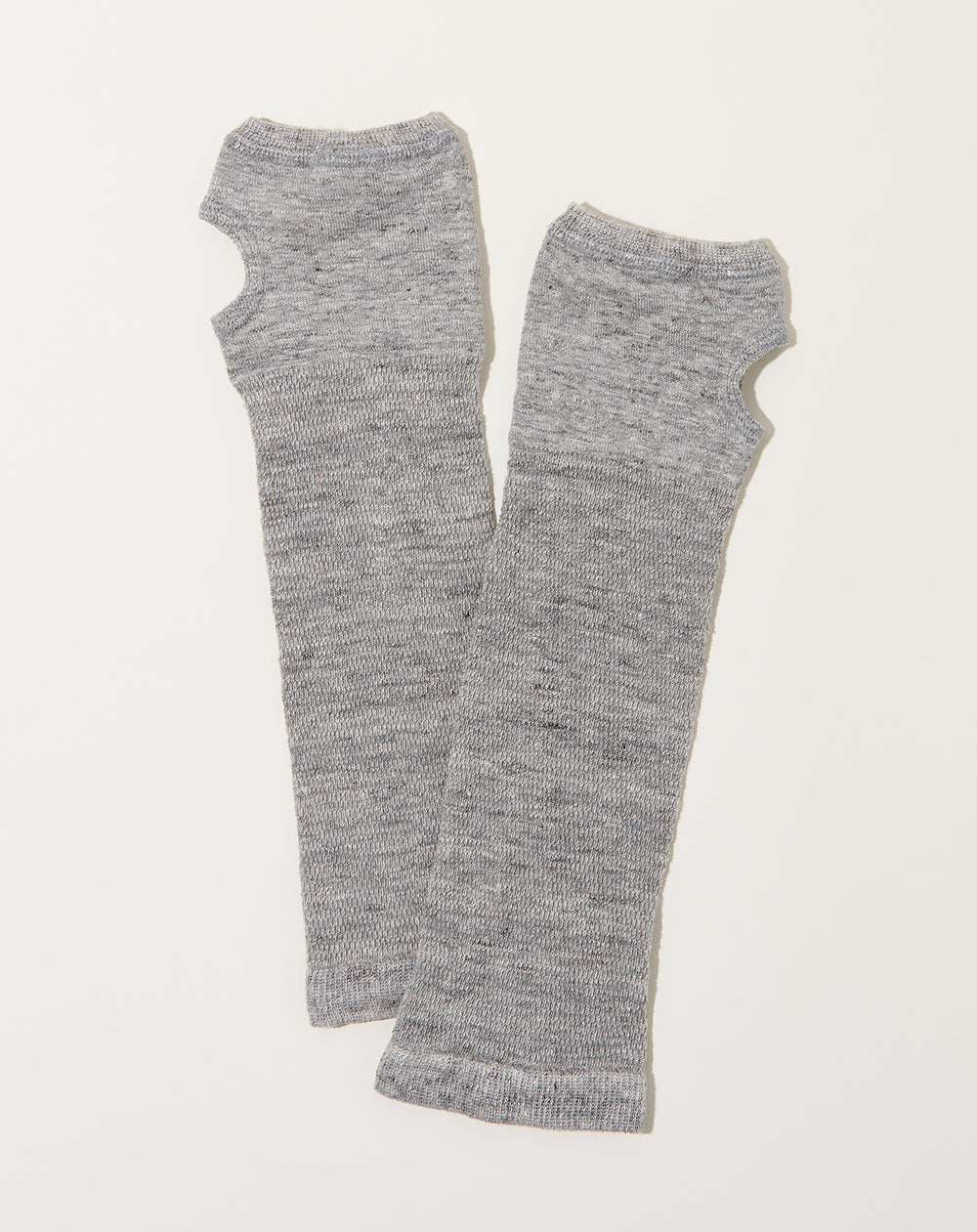 Short Linen Arm Covers in Light Grey | Nishiguchi Kutsushita | Covet + Lou
