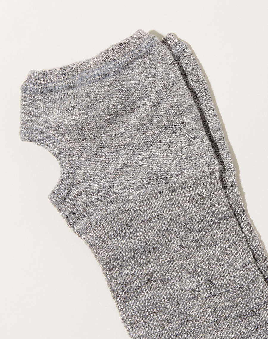 Short Linen Arm Covers in Light Grey | Nishiguchi Kutsushita | Covet + Lou
