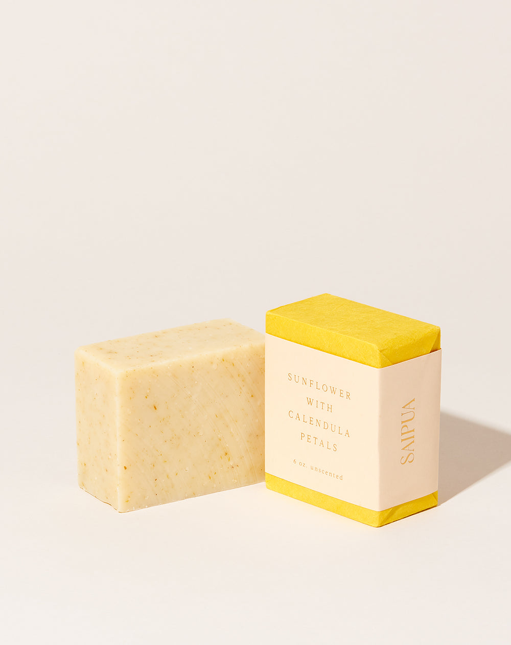 Sunflower Soap with Calendula Petals | Saipua | Covet + Lou | Covet + Lou