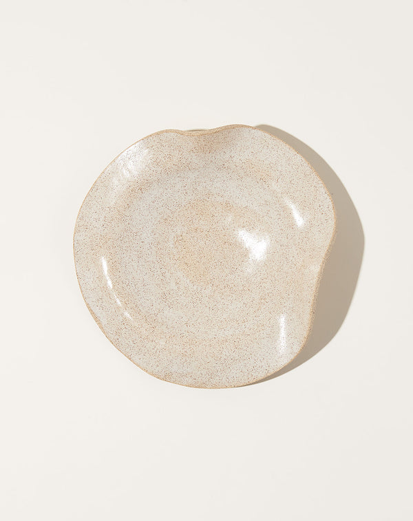 Raya Round Platter in Speckled White | SIN | Covet + Lou | Covet + Lou
