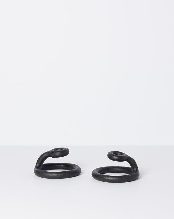 Uni Candlestick in Matte Black | SIN | Covet + Lou | Covet + Lou